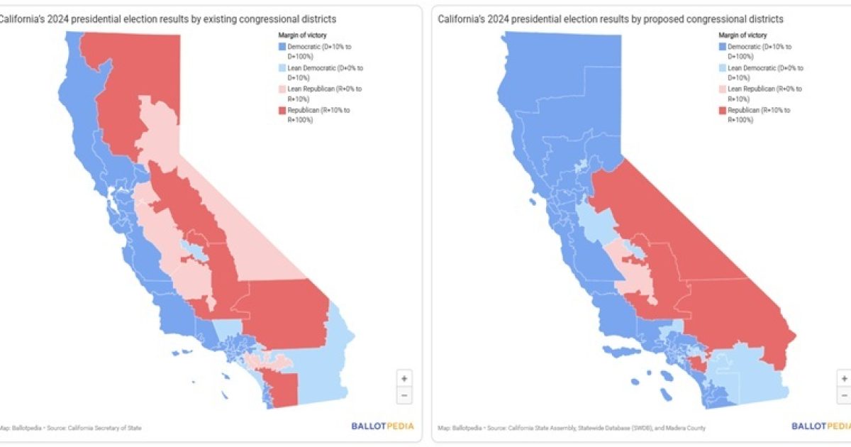 Political Map Of California California Today: With Trump’s Rise, A